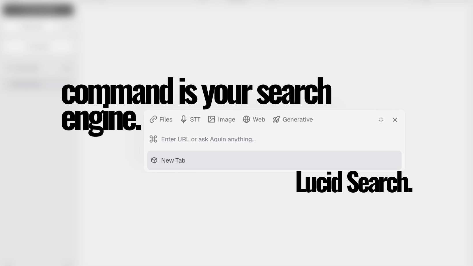 Lucid Search | Aquin