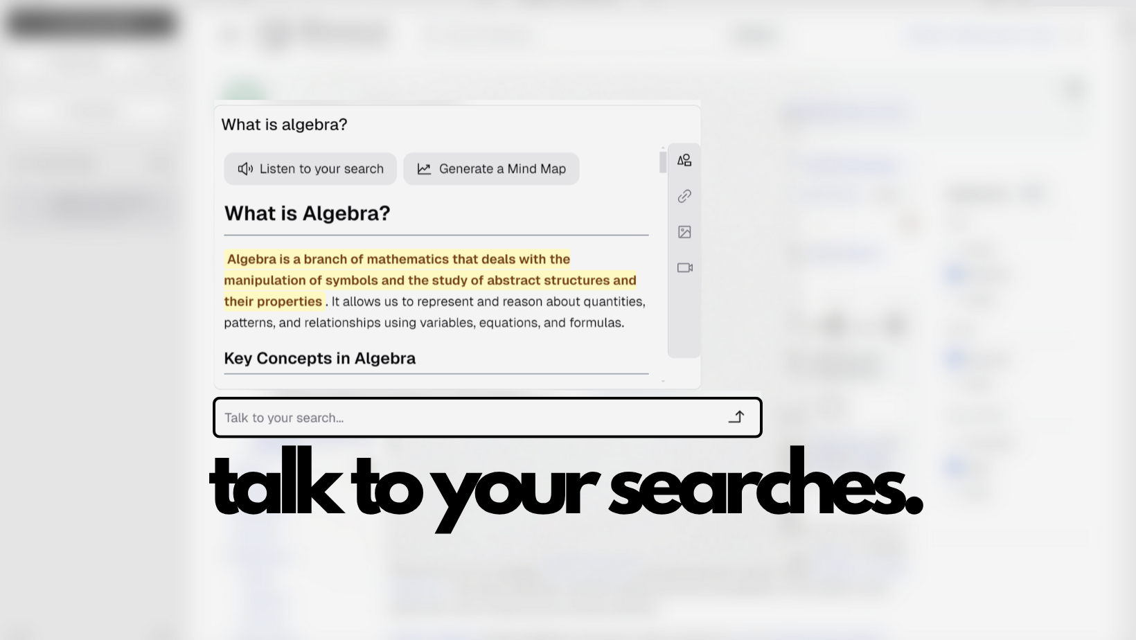 Talk to your searches | Aquin