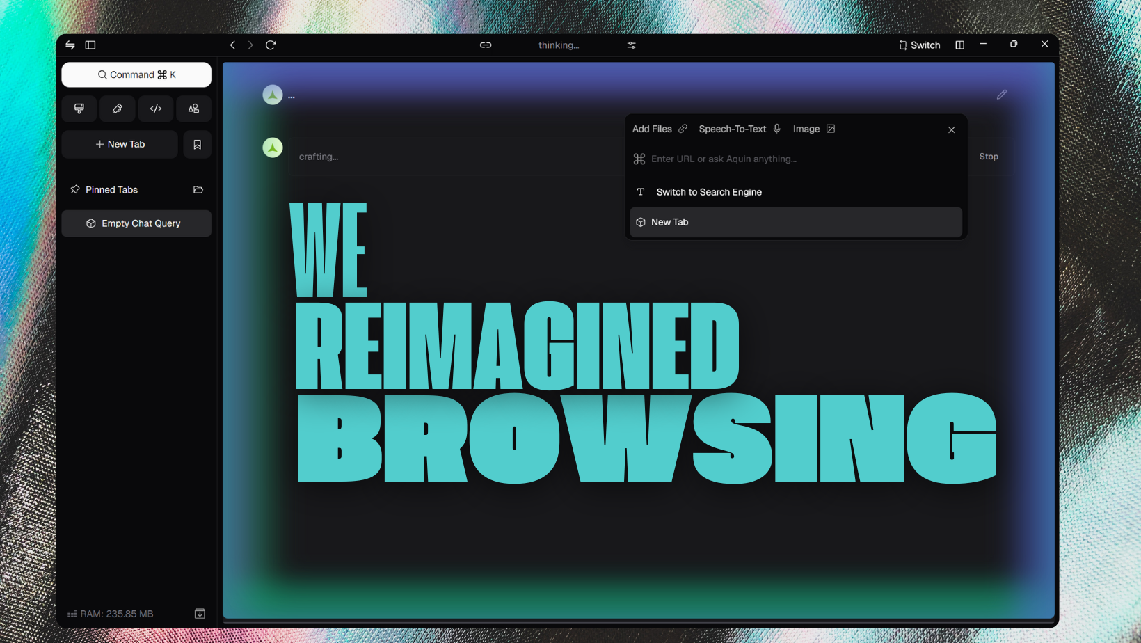 We Reimagined Browsing | Aquin